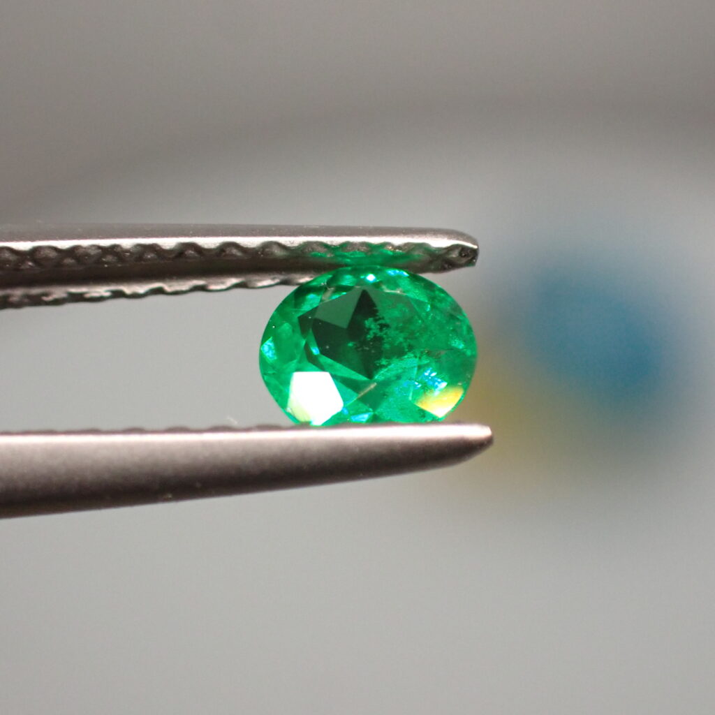 デンドリティック風ジャルダン☆コロンビア産ノンオイルエメラルド 0.29ct | 宝石つむり